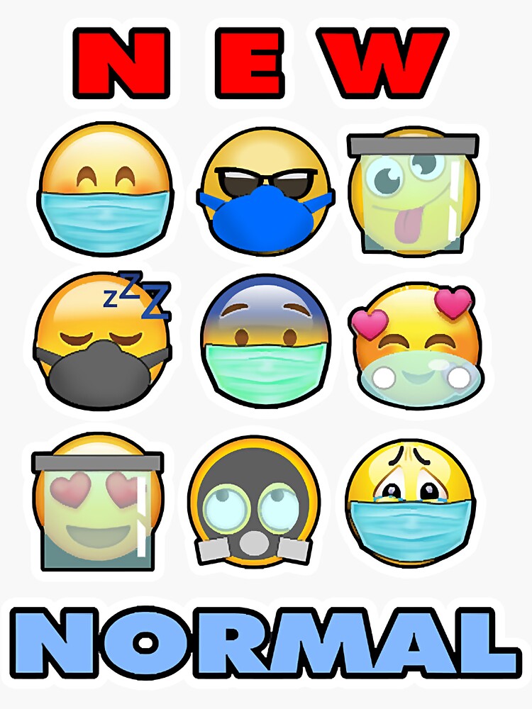 "26 New Normal Emoji " Sticker for Sale by JasoRoen | Redbubble