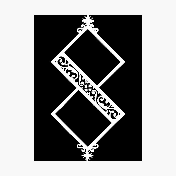 "Blasphemous 8 shaped Symbol Culpa " Photographic Print by anehendri ...