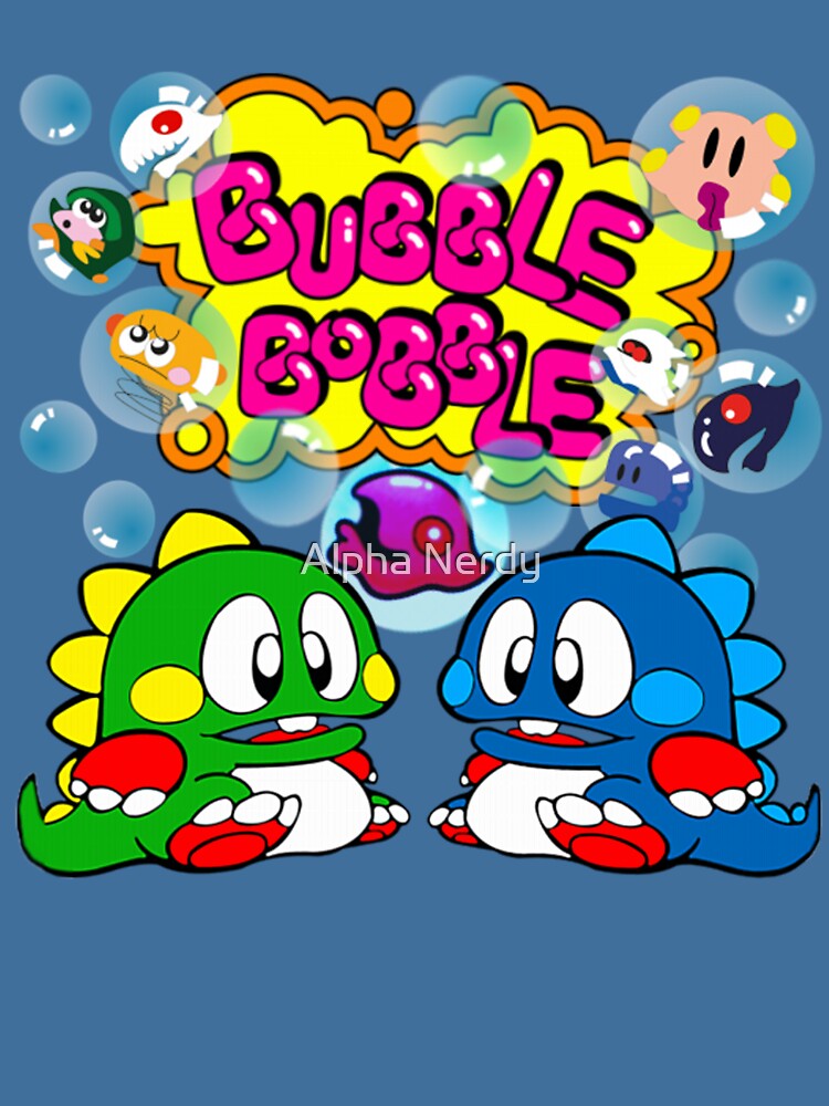 "Bubble Bobble Retro" Lightweight Hoodie for Sale by Alpha Nerdy | Redbubble