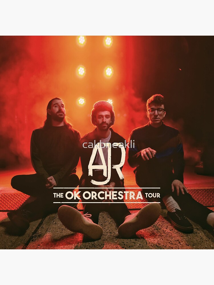 "eiiighajok ok orchestra AJR Brothers The Click Tour Part 2" Sticker ...