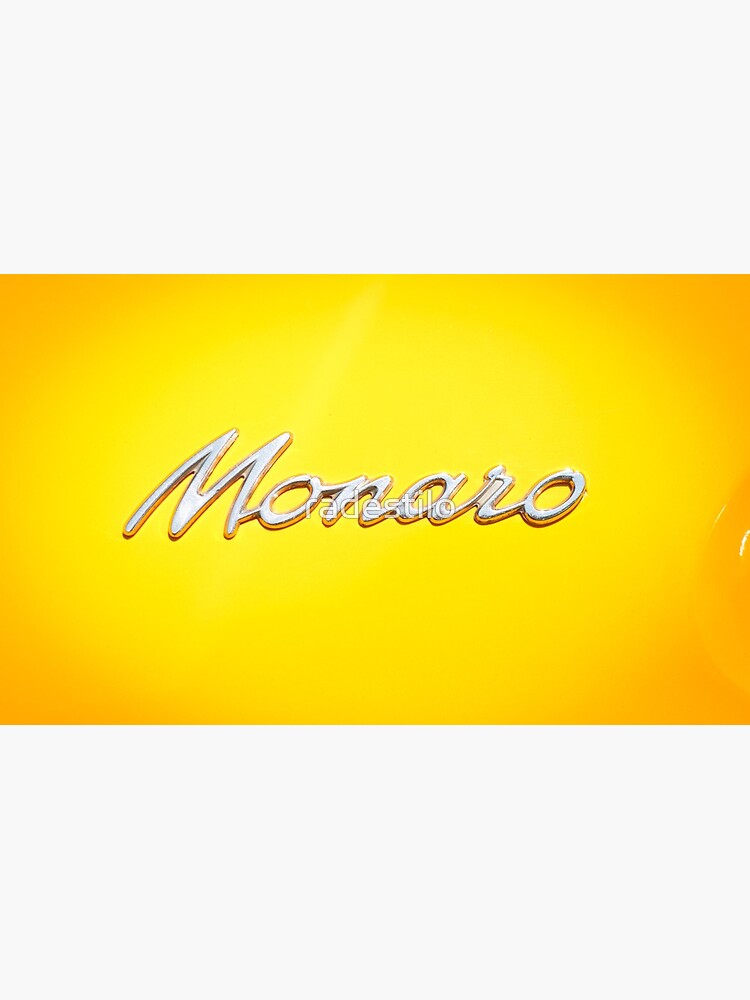 "Holden Monaro Badge - Chrome on Orange" Mug by radestilo | Redbubble