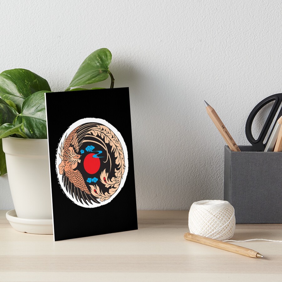 "Japanese Bird Symbol " Art Board Print for Sale by DianelisLizama ...