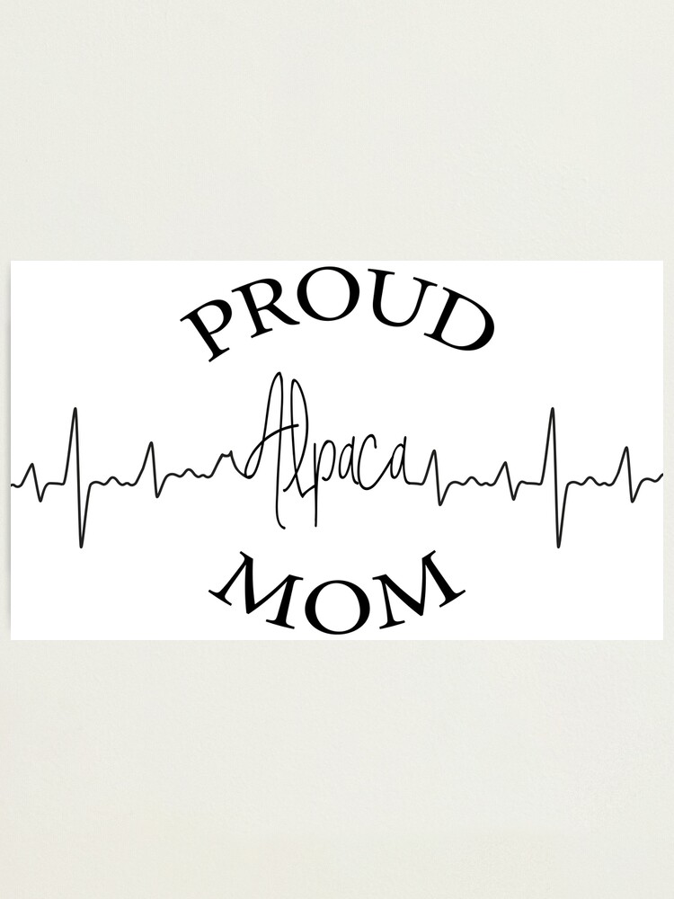 Lámina fotográfica «Orgulloso electrocardiograma de latido del corazón ...