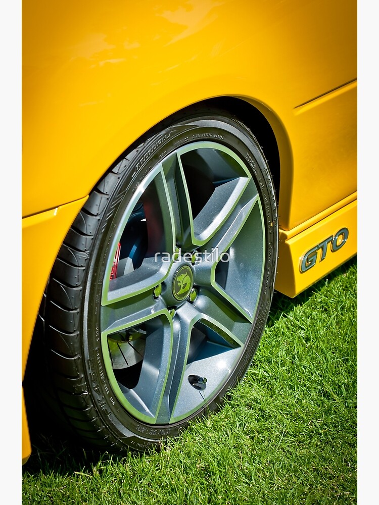 "Holden Monaro GTO Wheel" Poster by radestilo | Redbubble