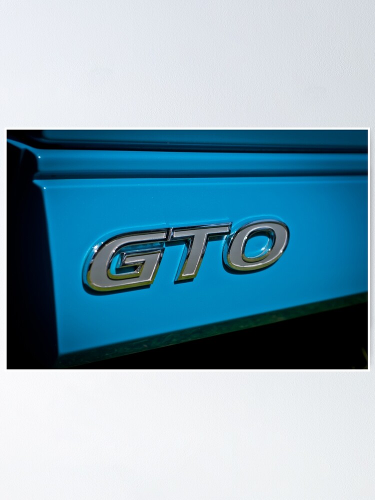 "Holden Monaro GTO Badge Blue" Poster by radestilo | Redbubble