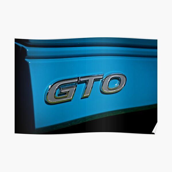 "Holden Monaro GTO Badge Blue" Poster by radestilo | Redbubble