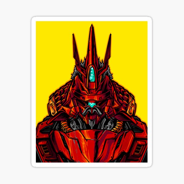 "Samu Sazabi " Sticker for Sale by GarveKrissi1945 | Redbubble