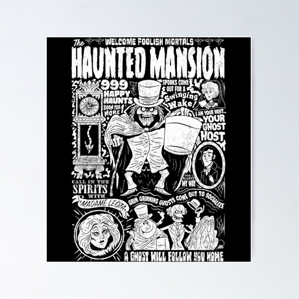 Póster for Sale con la obra «The Haunted Mansion Halloween Edward ...