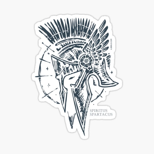 "Spiritus Spartacus ver.2" Sticker for Sale by Jeeklsdotcom | Redbubble