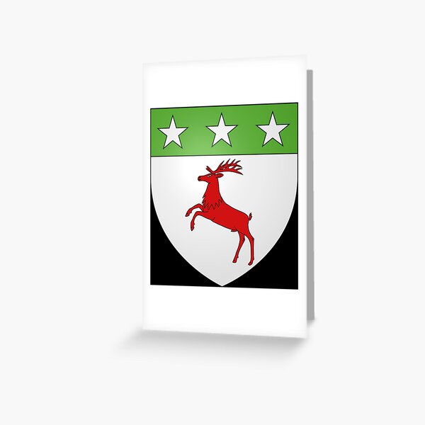 "Coat of Arms of Clan O'Doherty " Greeting Card for Sale by Shav ...
