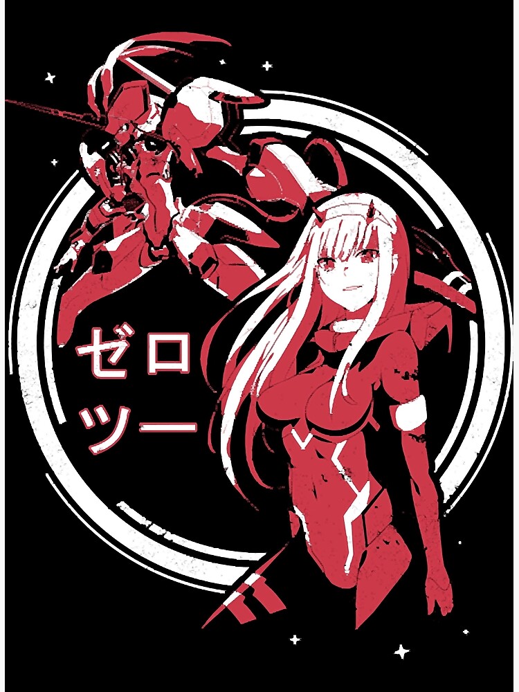 "Zero Two - Strelitzia Darling in the Frankk " Art Print for Sale by ...