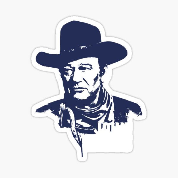 "John Wayne The Duke" Sticker for Sale by LiborHladik | Redbubble
