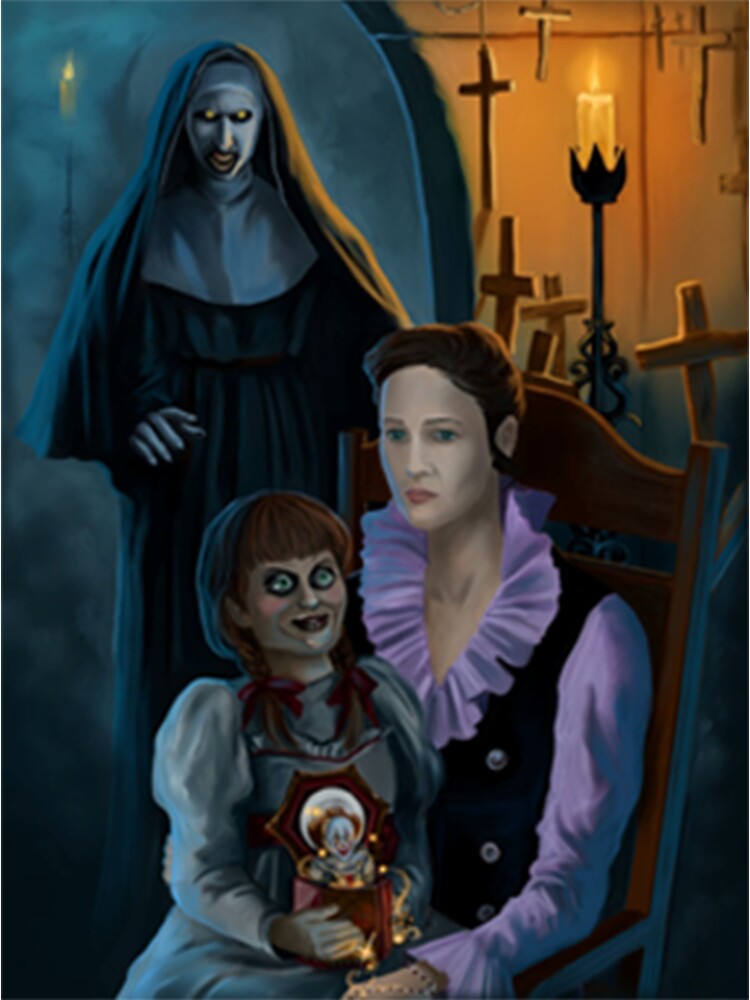 "The Conjuring" Sticker for Sale by LayOutland | Redbubble