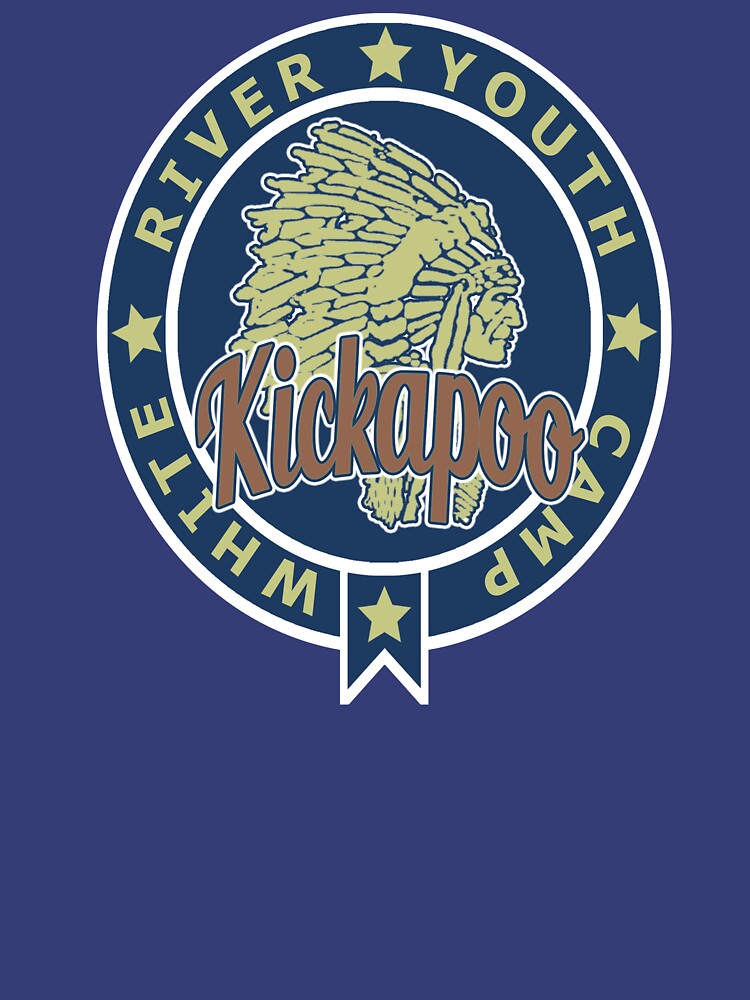 "Kickapoo Design (Blue)" T-shirt by wryc | Redbubble