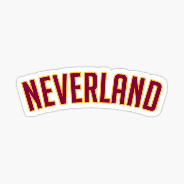 "Cleveland x Peter Pan – Neverland" Sticker for Sale by fandemonium ...