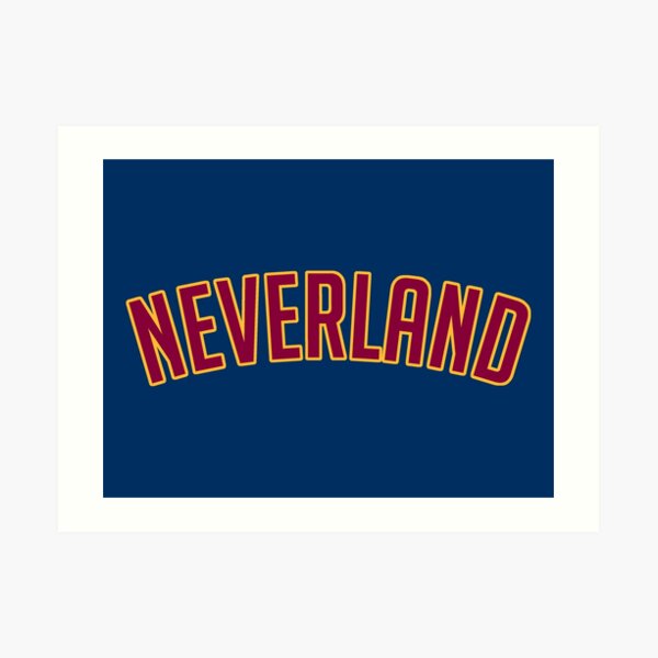 "Cleveland x Peter Pan – Neverland" Art Print by fandemonium | Redbubble