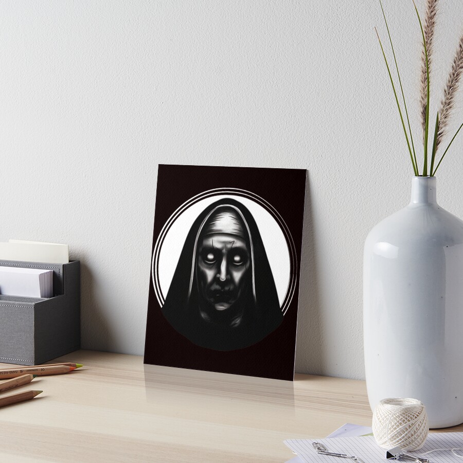 "Valak The Conjuring" Art Board Print by LayOutland | Redbubble