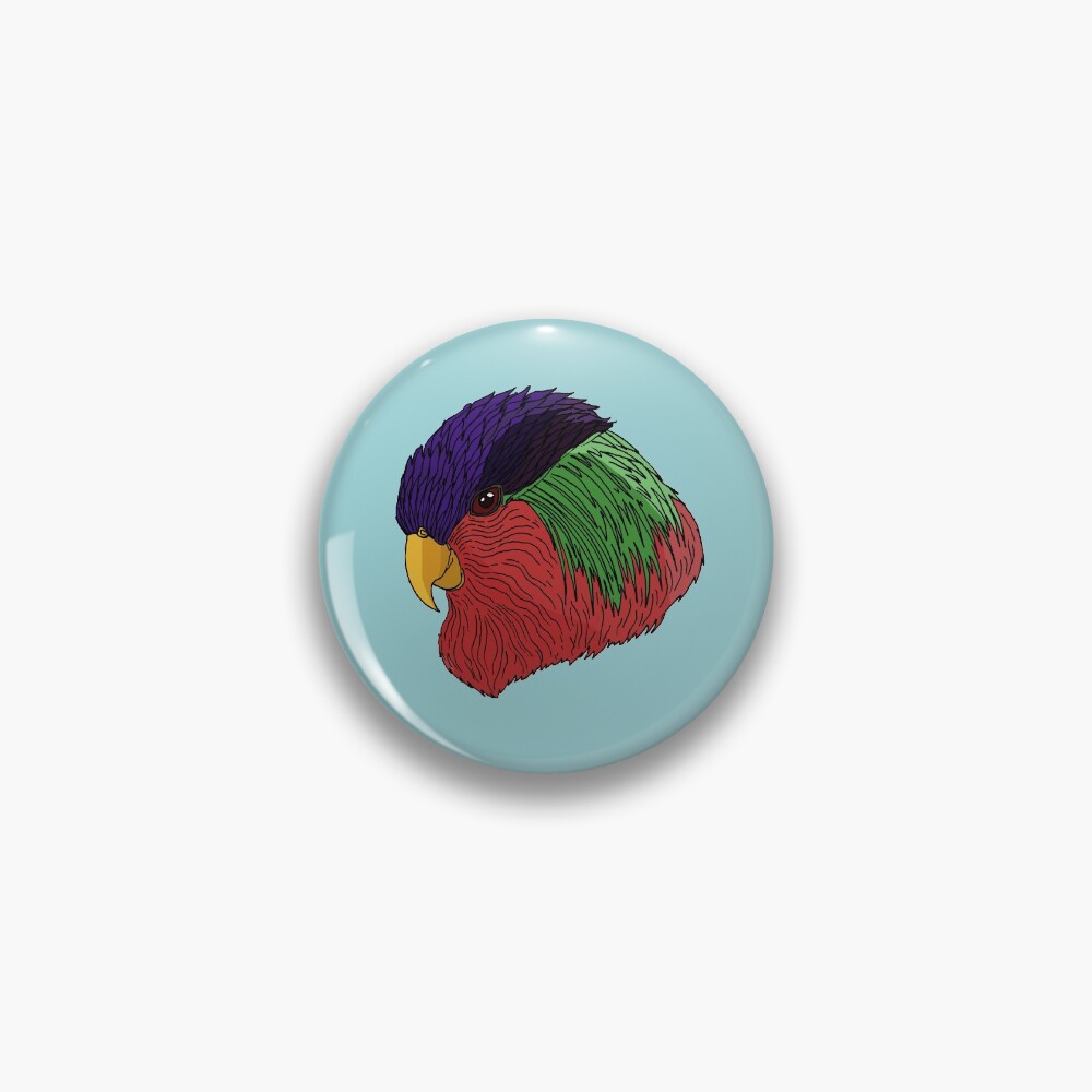 "National Animal of Fiji: Collared Lory" Sticker for Sale by ...