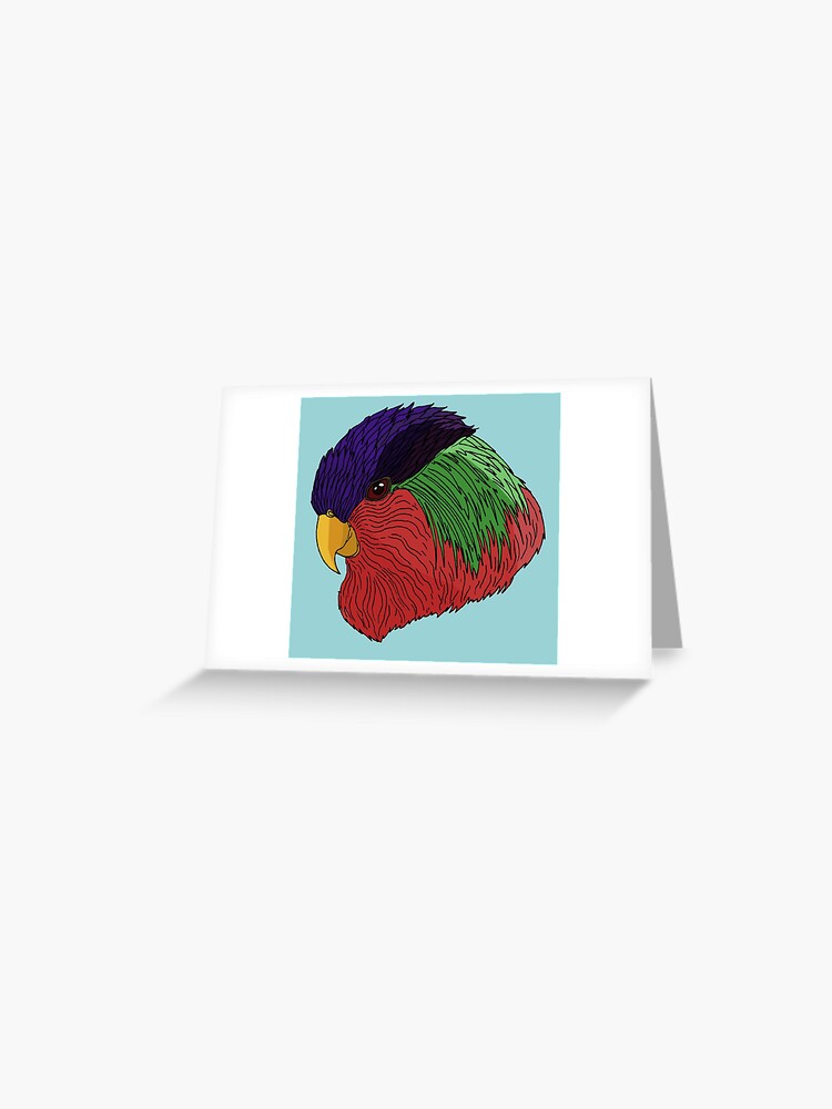 "National Animal of Fiji: Collared Lory" Greeting Card for Sale by ...