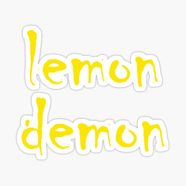 "Lemon Demon - simple typography design - fanart - lemons designs ...
