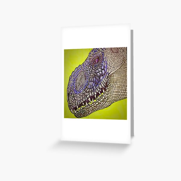 "INDOMINUS REX" Greeting Card for Sale by trevorp | Redbubble