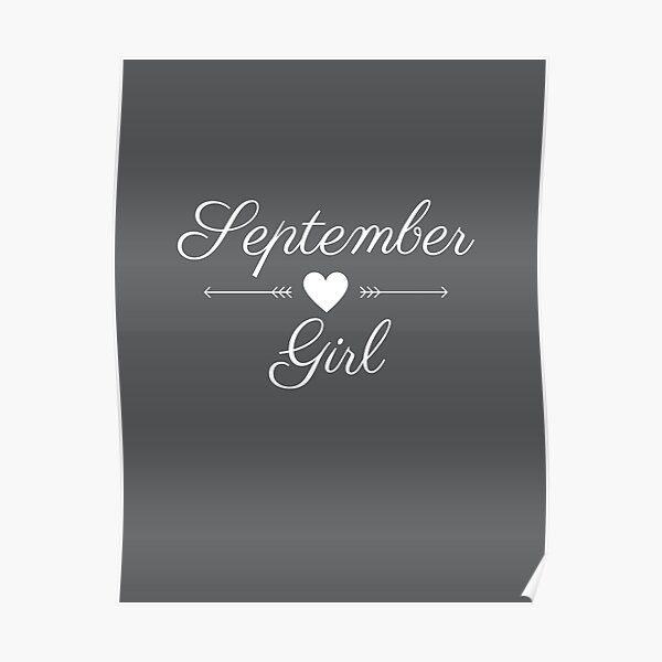 "September Is My Birthday Month September Woman Born in Birthday Gift ...