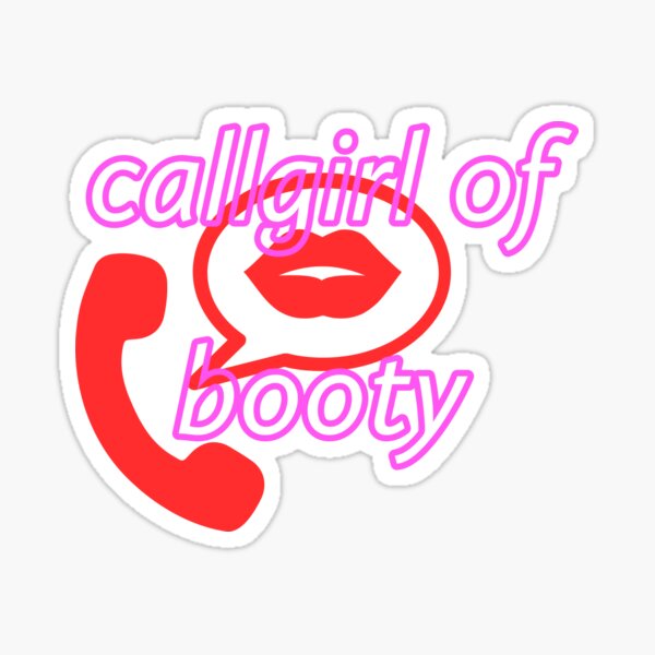 "Call of booty " Sticker for Sale by AceOffArt | Redbubble