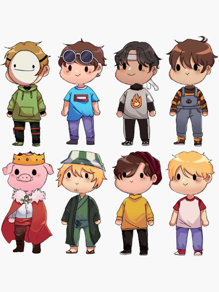 "dream smp for kids" Sticker for Sale by Reo12 | Redbubble