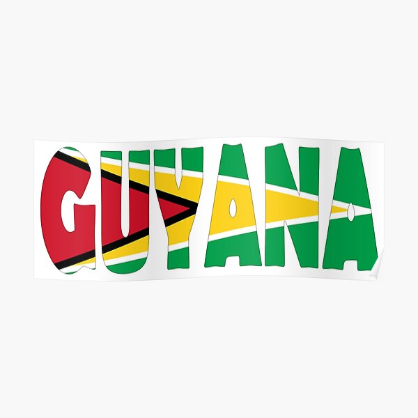 "Guyana" Poster by m0us3 | Redbubble