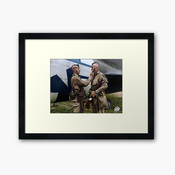 "Filthy Thirteen member Clarence Ware applies war paint to Charles ...