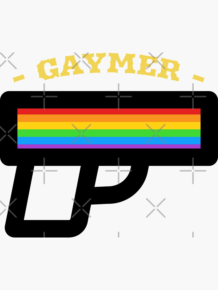 "Gaymer" Sticker for Sale by LKDesigns24 | Redbubble