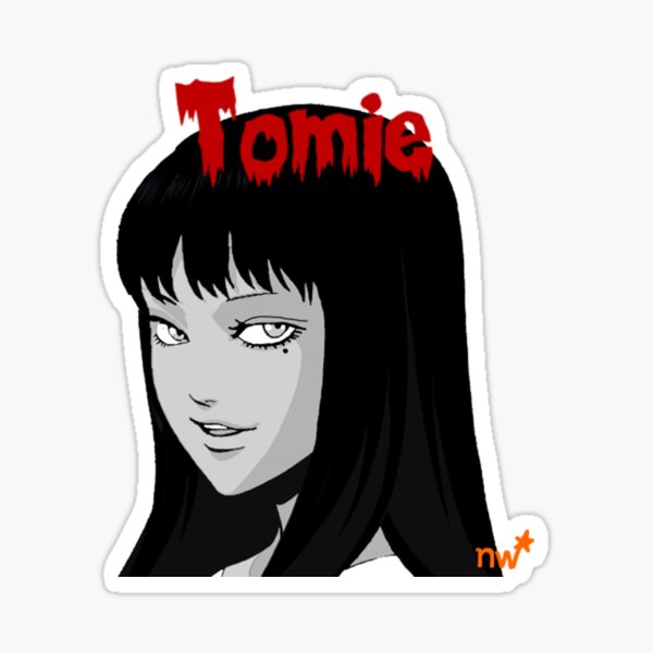 "Tomie As The Grudge" Sticker for Sale by KrystianaNowak | Redbubble