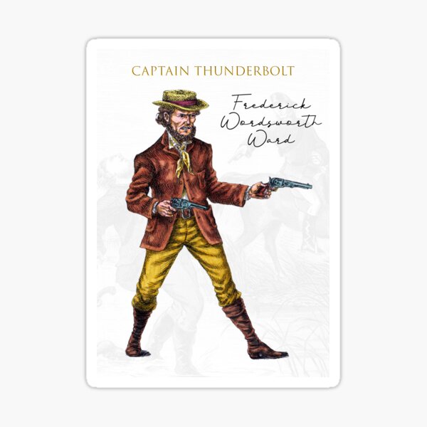 "Captain Thunderbolt" Sticker for Sale by ausbushranging | Redbubble