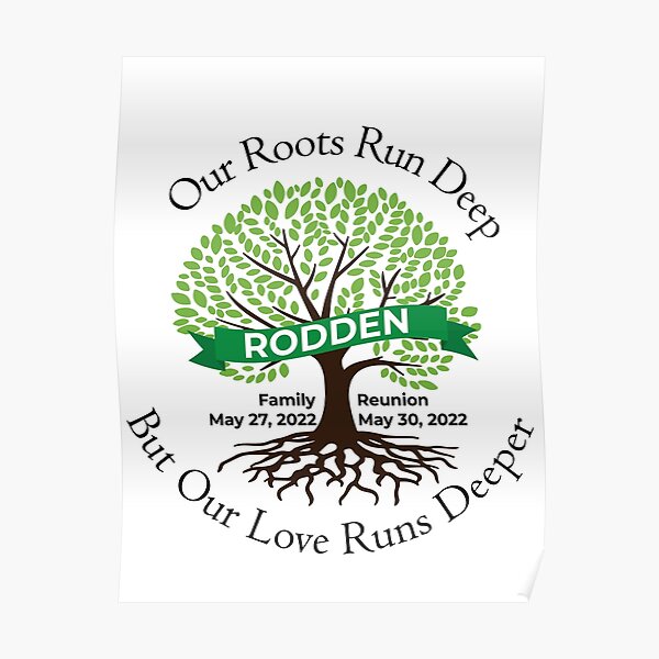 "Rodden Reunion 2022" Poster for Sale by Reunion-Shop | Redbubble
