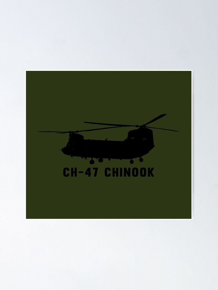 "Army CH-47 Chinook" Poster by juliauongdz | Redbubble