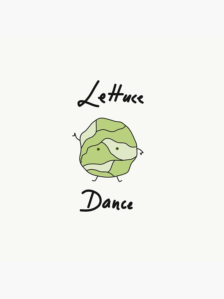 "Lettuce Dance" Sticker for Sale by neko28 | Redbubble