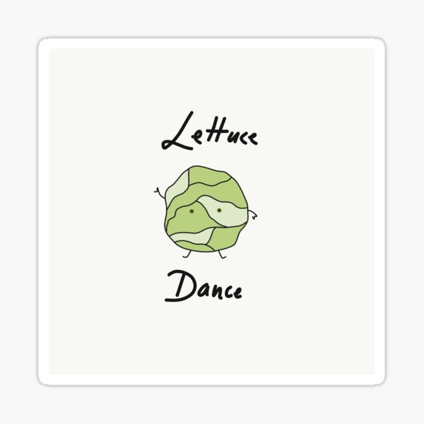 "Lettuce Dance" Sticker for Sale by neko28 | Redbubble