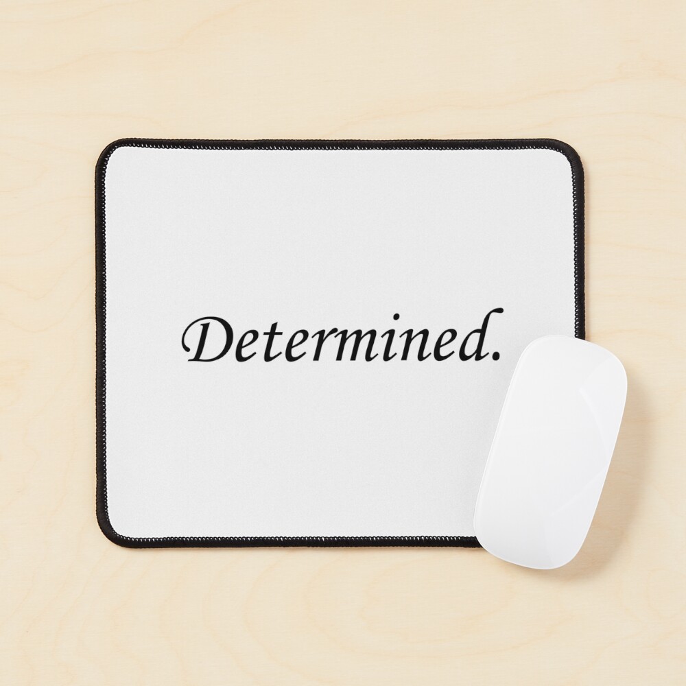 "DETERMINED" Sticker for Sale by allysmar | Redbubble