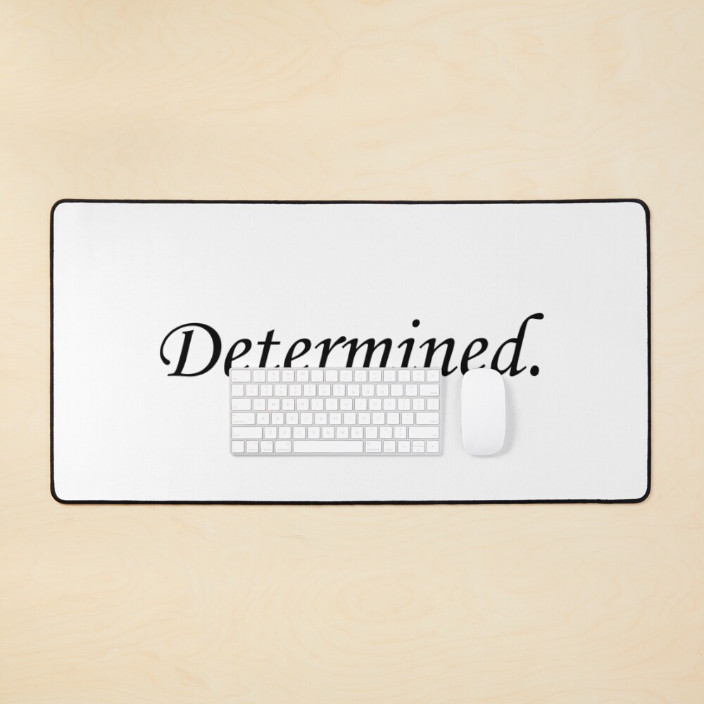 "DETERMINED" Sticker for Sale by allysmar | Redbubble