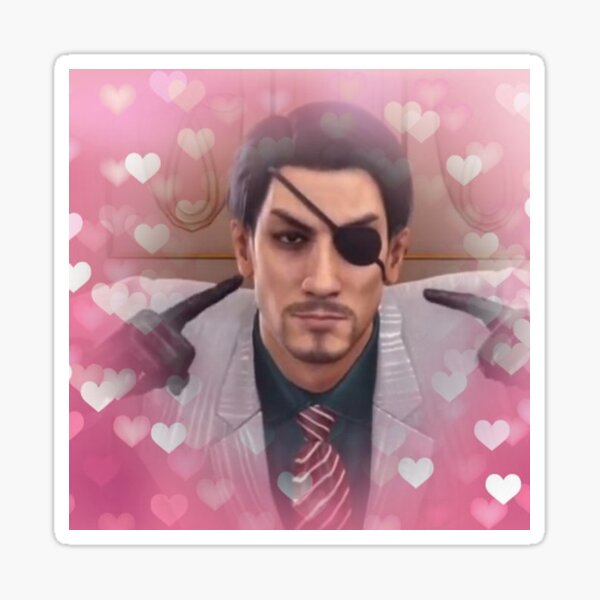 "MajiLove - Goro Majima Yakuza" Sticker for Sale by ReiRyghts | Redbubble