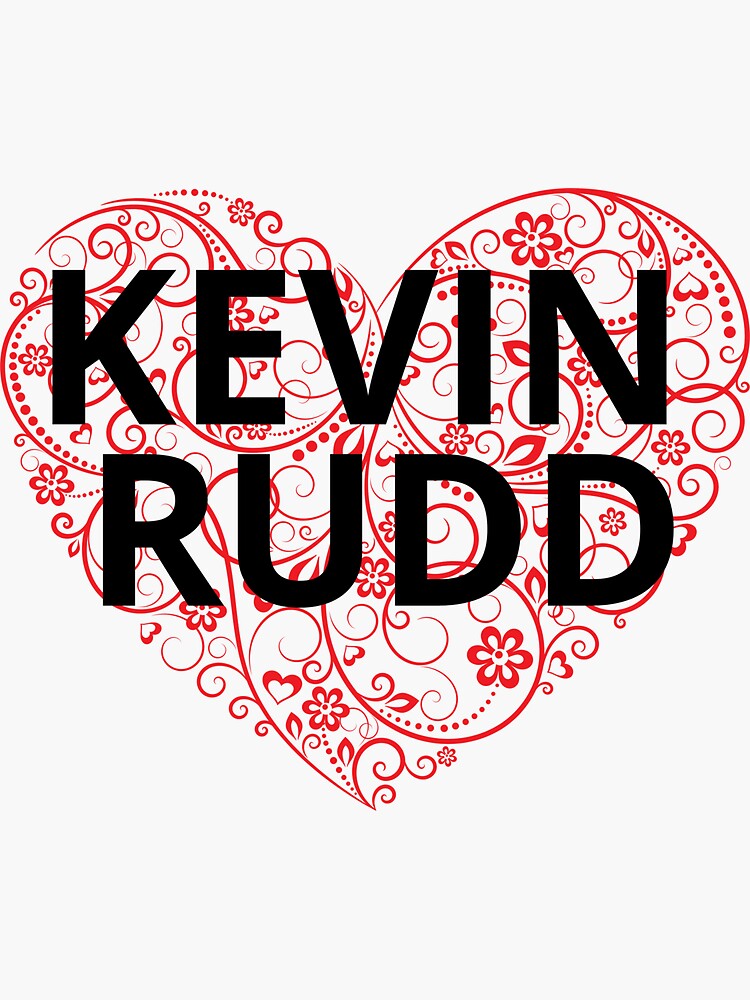 "KEVIN RUDD KEVIN RUDD 07" Sticker for Sale by Petartist | Redbubble
