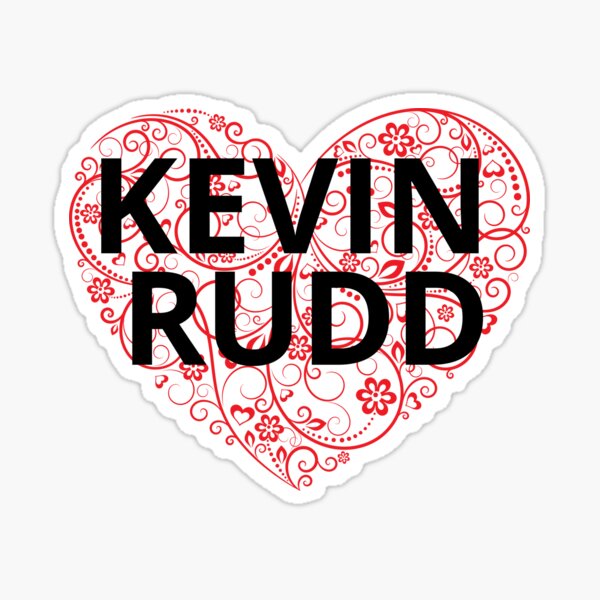 "KEVIN RUDD KEVIN RUDD 07" Sticker for Sale by Petartist | Redbubble