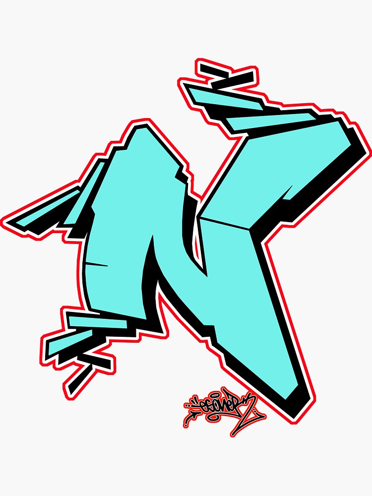 "N BY ESONE URBAN GRAFFITI STREET STYLE " Sticker for Sale by ...
