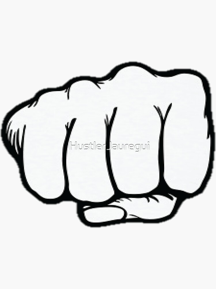 "Punch" Sticker for Sale by HustlerJauregui | Redbubble
