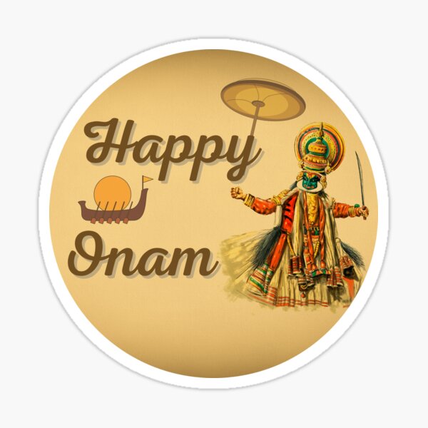 "Happy Onam " Sticker for Sale by salmamzr | Redbubble