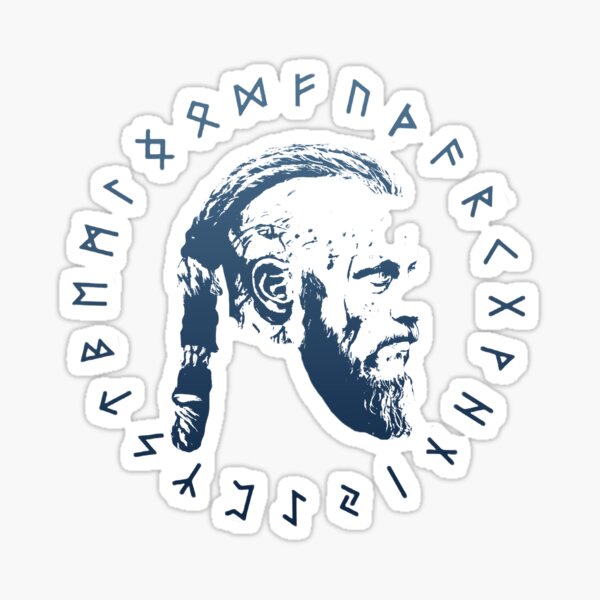 "Ragnar Lothbrok" Sticker for Sale by yoress2000 | Redbubble
