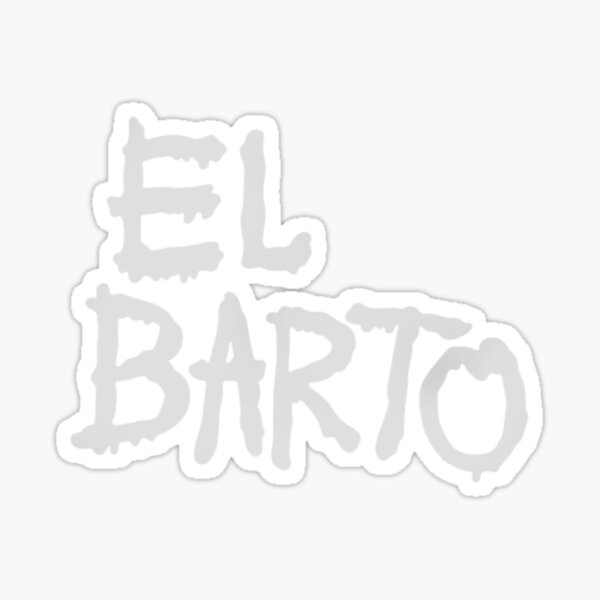 "El Barto Graffiti | The Simpsons Themed | @HeckinFarOut" Sticker for ...