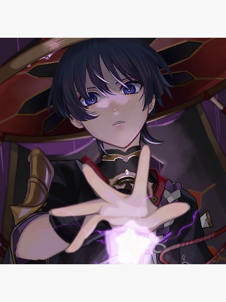 "Genshin impact ( scaramouche )" Poster for Sale by Kohana00 | Redbubble