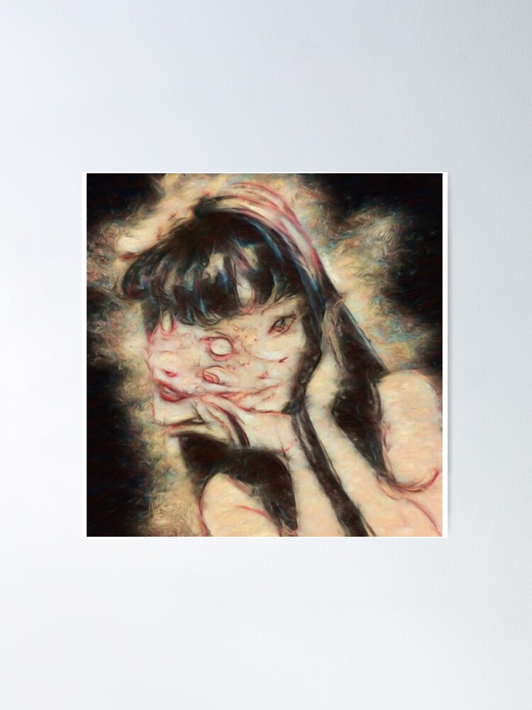 Tomie Un Autre Visage Tomie Horror - Tomie JunIto Poster Diseñado Y ...