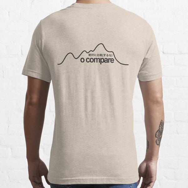 "No compare 絶対に比較(するな) Large Logo" T-shirt for Sale by No-compare ...